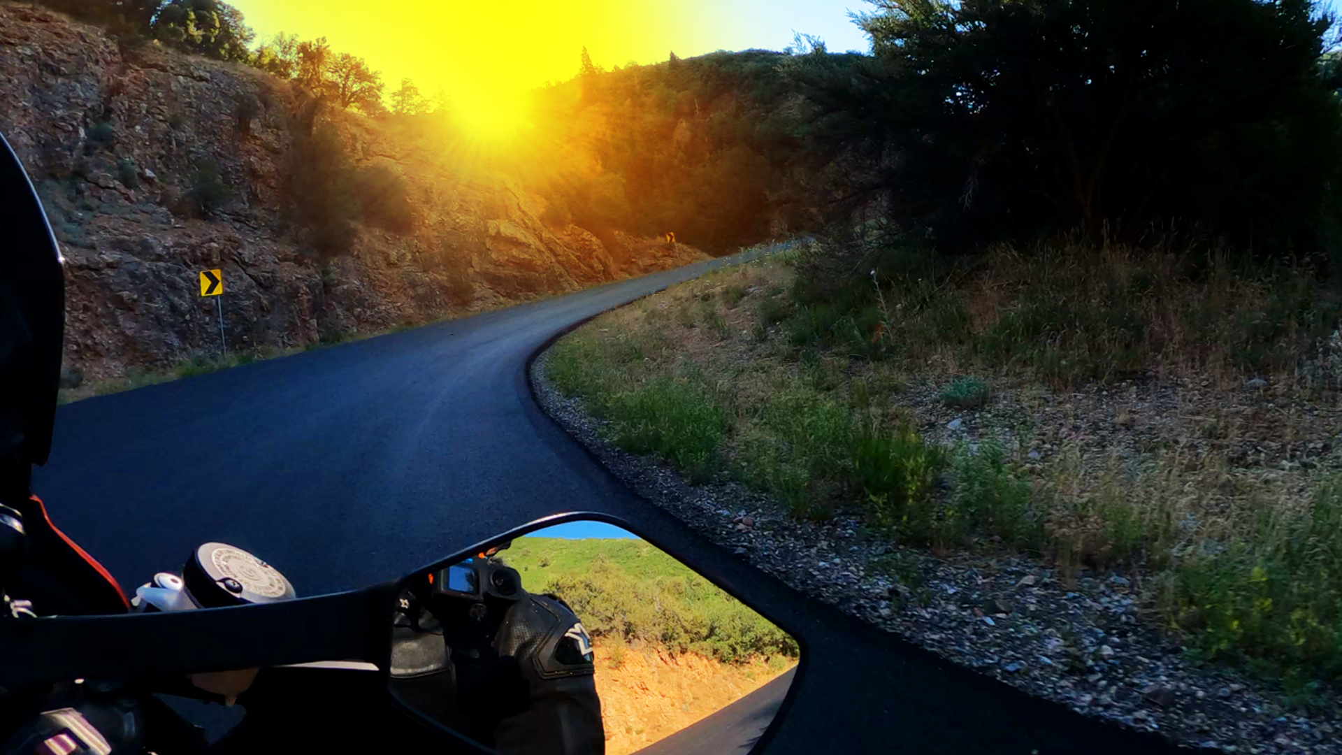 Motorcycle Sunrise