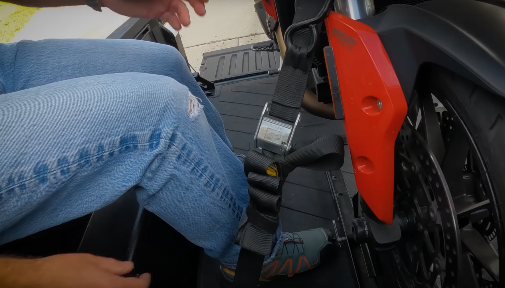 How to Load a Motorcycle in a Pickup - CanyonChasers