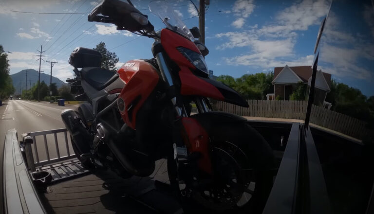 How to Load a Motorcycle in a Pickup - CanyonChasers